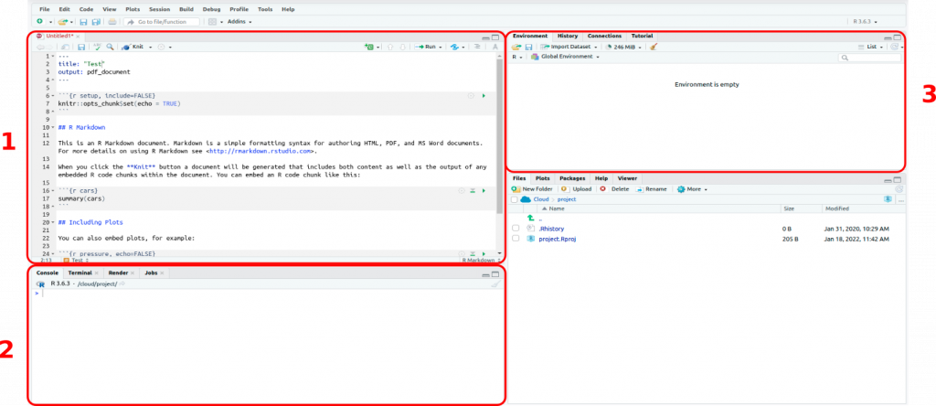 RStudio Cloud – Introduction to Genomics Data Science